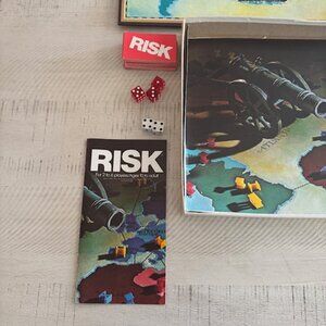 Parker Brothers | Games | Vintage 98 Parker Brothers Risk Board Game 44 ...